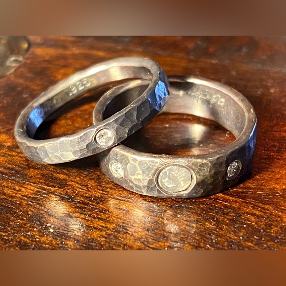 2 Trick Pony | Jewelry | 2 Trick Pony Ring Set Sterling Silver And ...